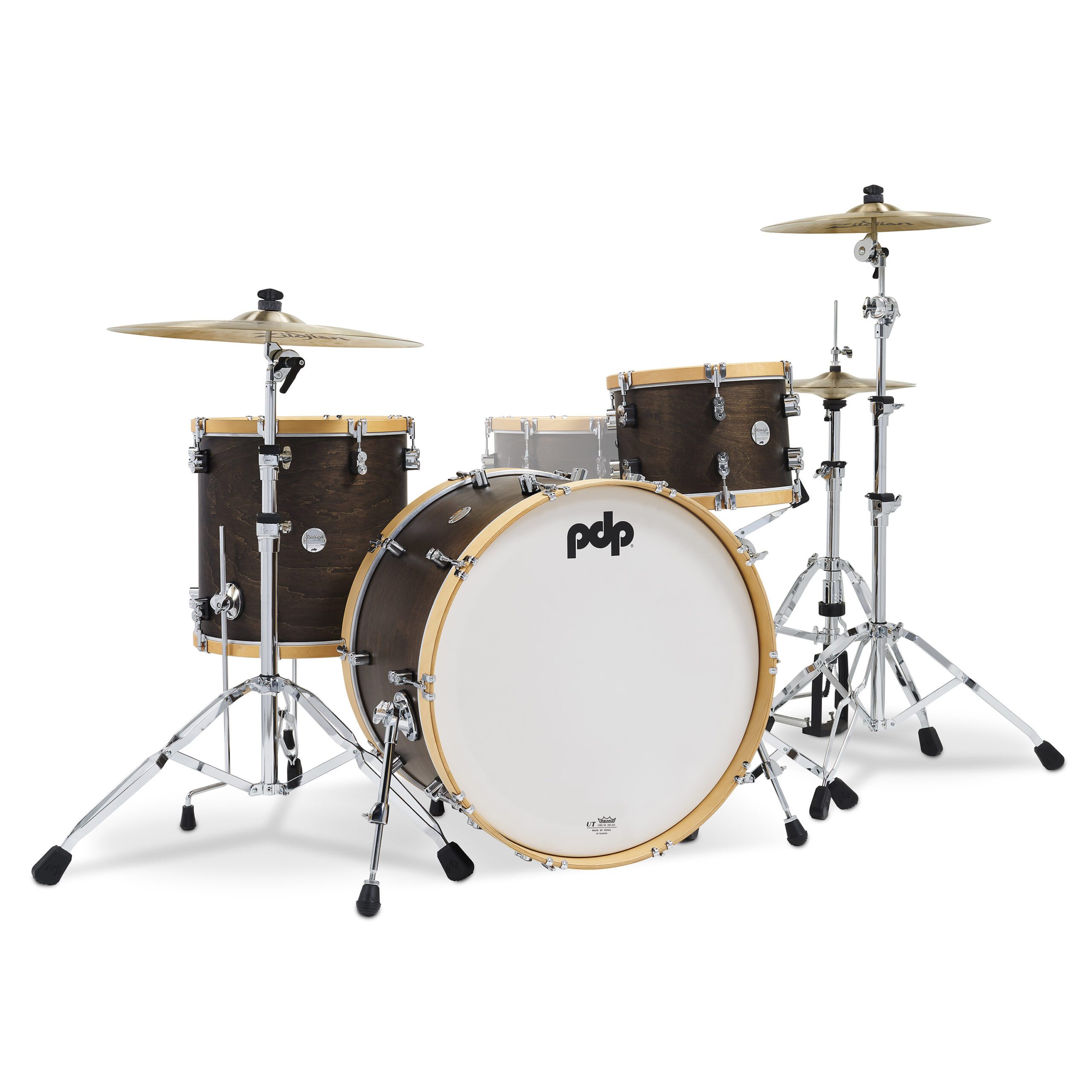 PDP Concept Maple Classic 3-piece Shell Pack with 24 inch Kick - Walnut ...