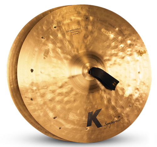 18" Zildjian K Symphonic Band & Orchestral Series Symphonic Cymbals ...
