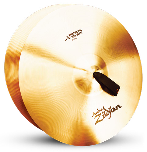 20" A Zildjian Band & Orchestral Series Symphonic German Tone Cymbals ...