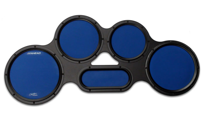 Ahead CHAVEZ S-HOOP TENOR PAD, BLUE/BLACK AHCTPB - Drums Etc.