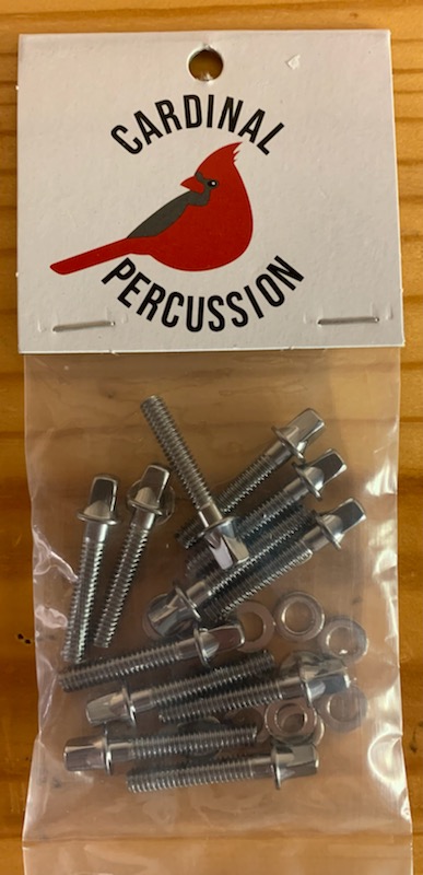 Cardinal Percussion 1.5" Tension Rods (12 Pack) - CP632TS1.5 - Drums Etc.