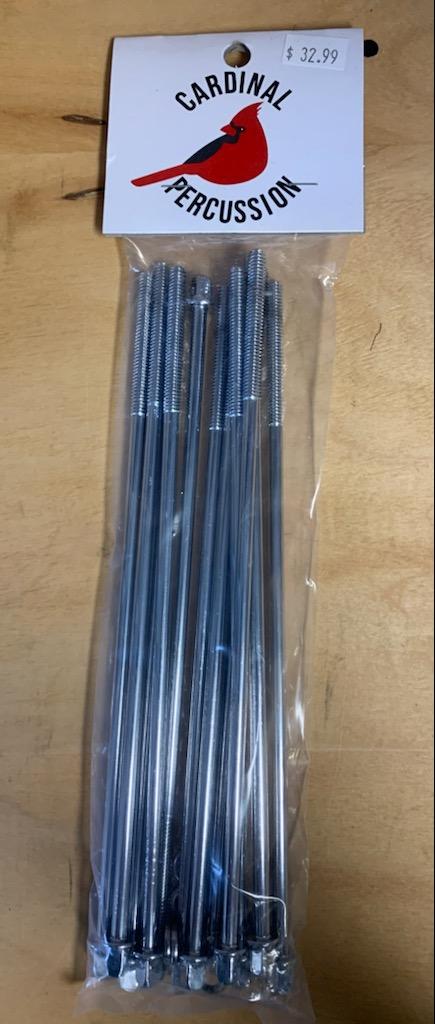 Cardinal Percussion 8" Tension Rods (12pk) CP632TS8 - Drums Etc.
