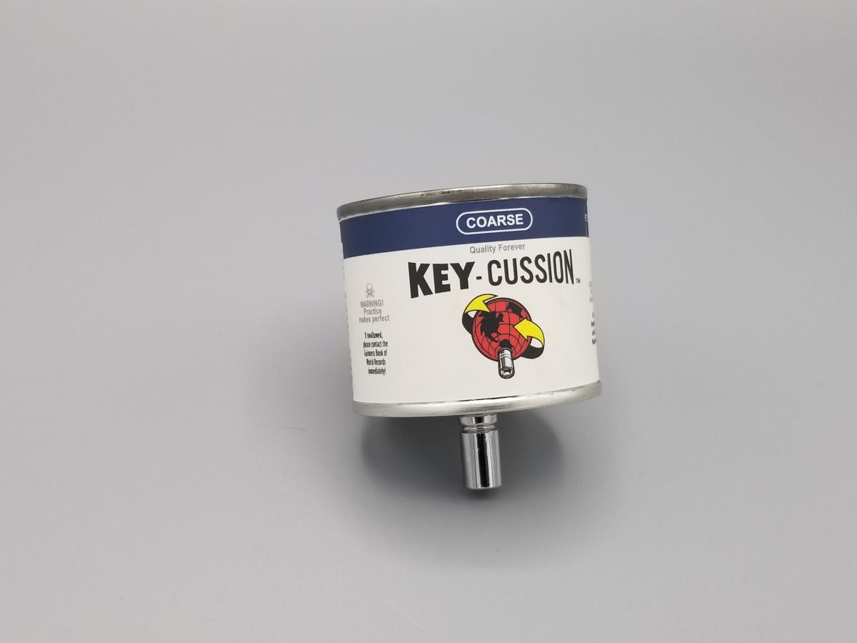 Key-Cussion Shaker Cans w/Drum Key - Coarse - Drums Etc.