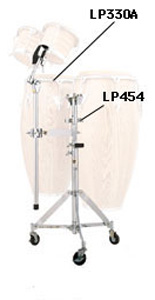 Latin Percussion Double Conga Stand Bongo Bracket LP454 - Drums Etc.