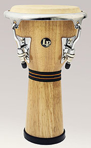 Latin Percussion Mini Tunable Natural Wood Djembe LPM196-AW - Drums Etc.