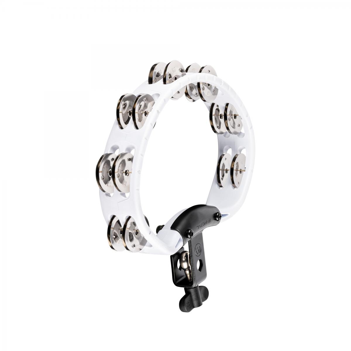 MEINL Percussion Headliner® Mountable ABS Tambourine HTMT2WH - Drums Etc.