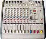 RMS 10 Channel Powered Mixing Console PMC10500 - Drums Etc.