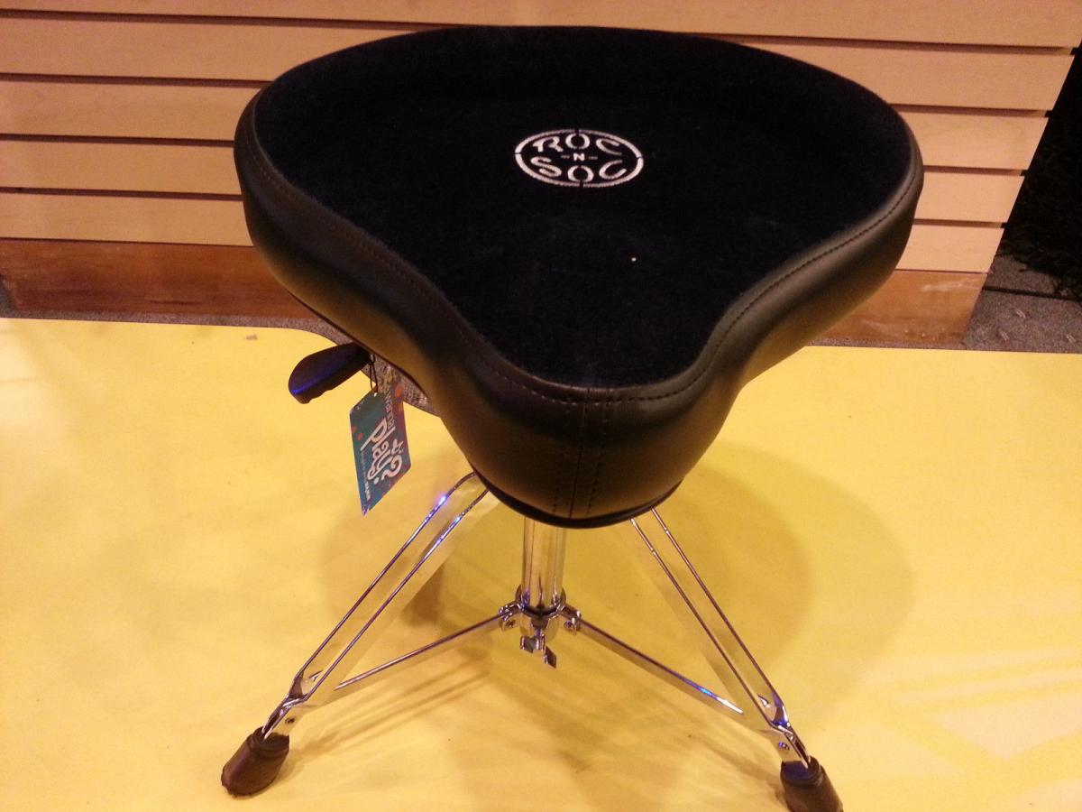 Roc-N-Soc Nitro Throne "Hugger Style" Black - Drums Etc.