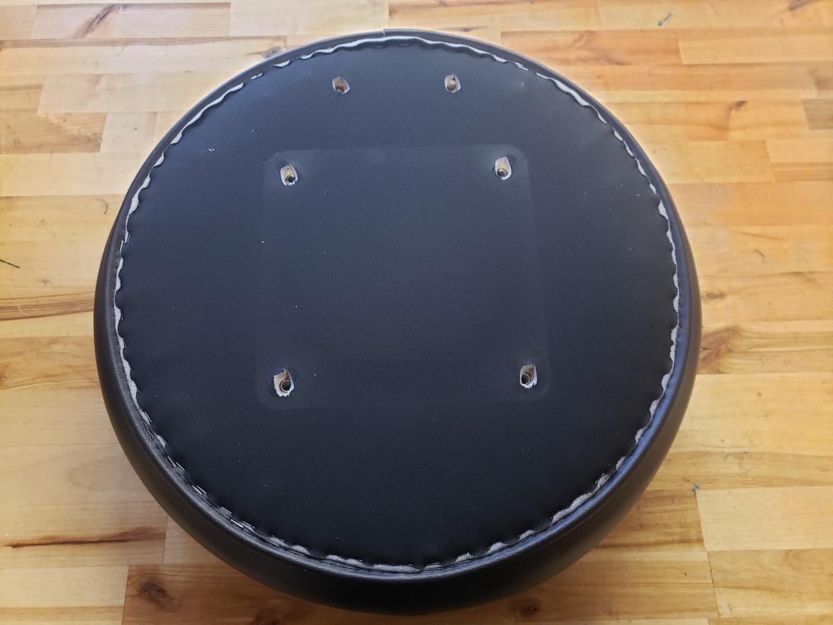 Roc-N-Soc Round Style Seat Only - Black - Drums Etc.