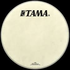 Tama 20" SC White Fiber Laminated Logo Head FB20BMFS - Drums Etc.
